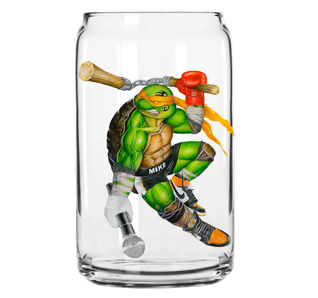 That "Like Mike" Glass by The Art Jones – BeerCanvas